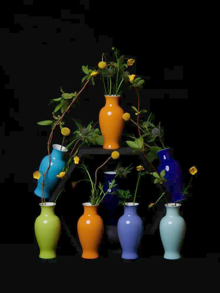 Celadon Glossy Mini Pear Vase